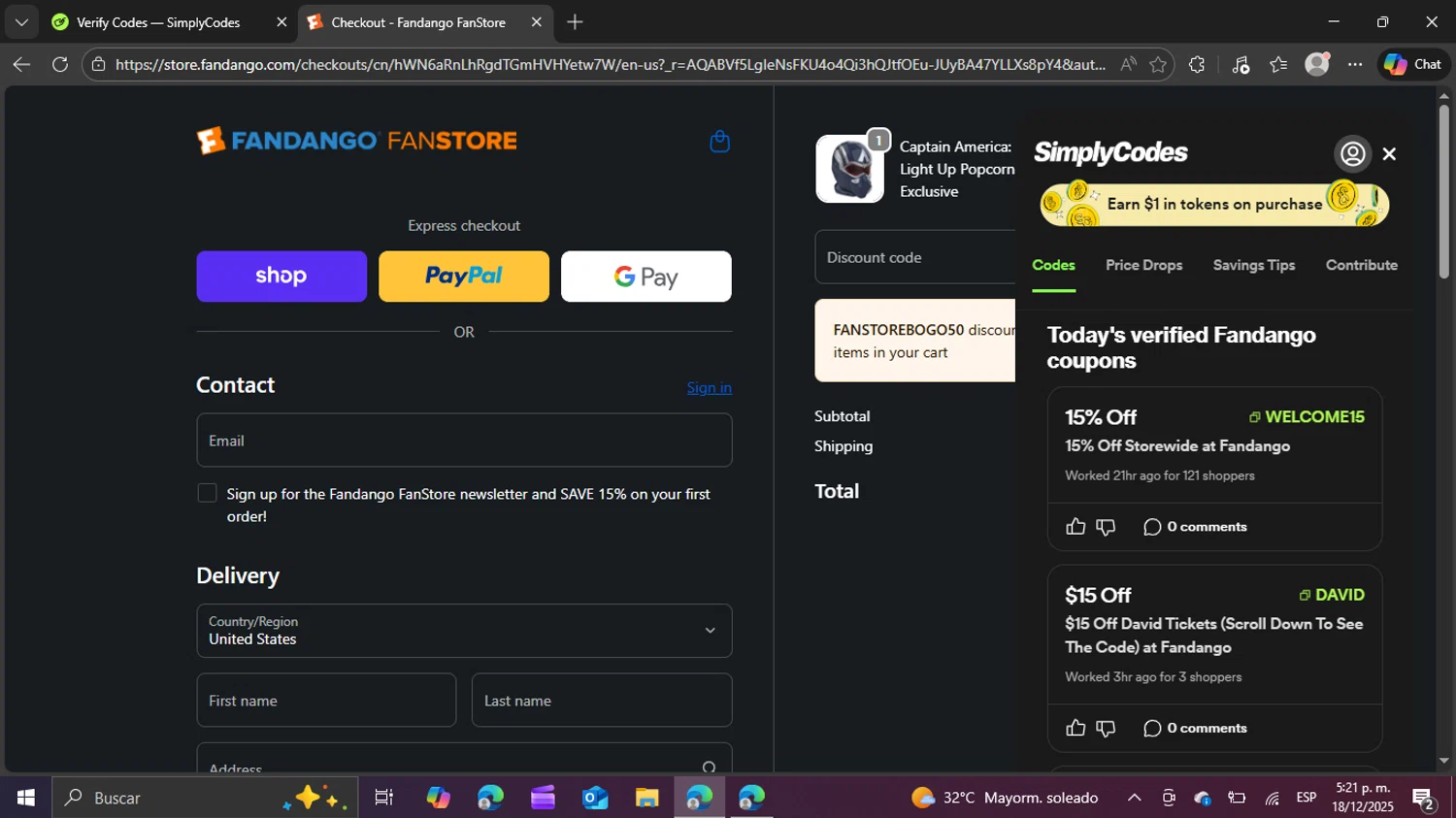 Fandango Promo Codes - 15% Off (4 Verified) Dec 2025
