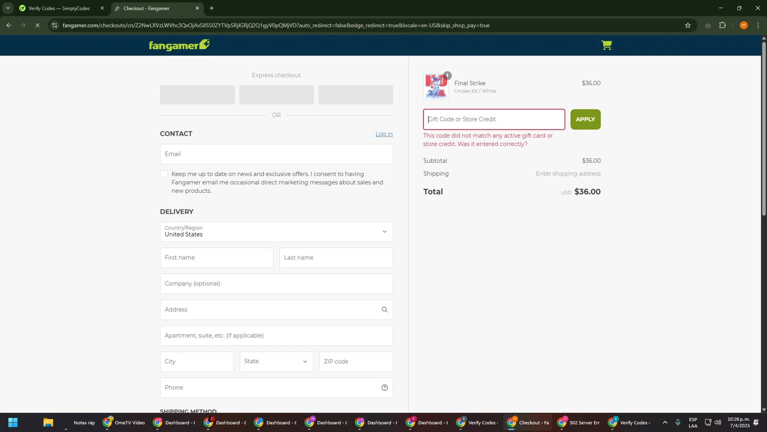 Fangamer Promo Codes (2 Verified) - $5 Off w/Code May 2025