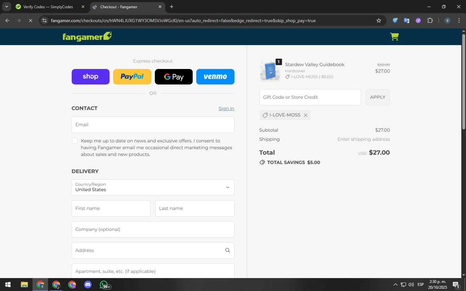 Fangamer Promo Codes (3 Verified) - 10% Off w/Code Oct 2025