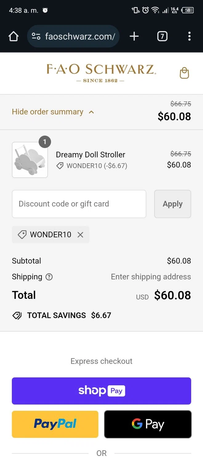 Fao Schwarz Coupon Code