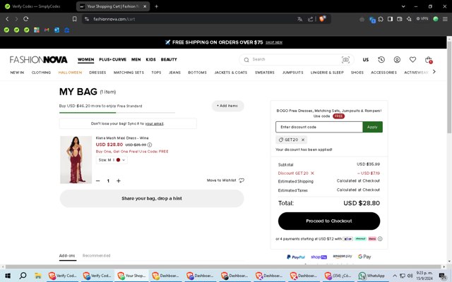 Fashion Nova Discount Codes 20 Off September 2024