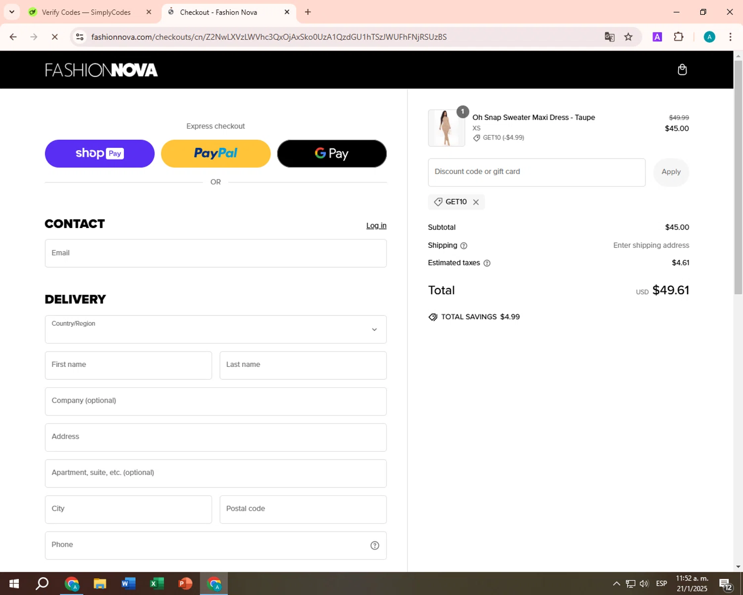 Fashion nova discount store