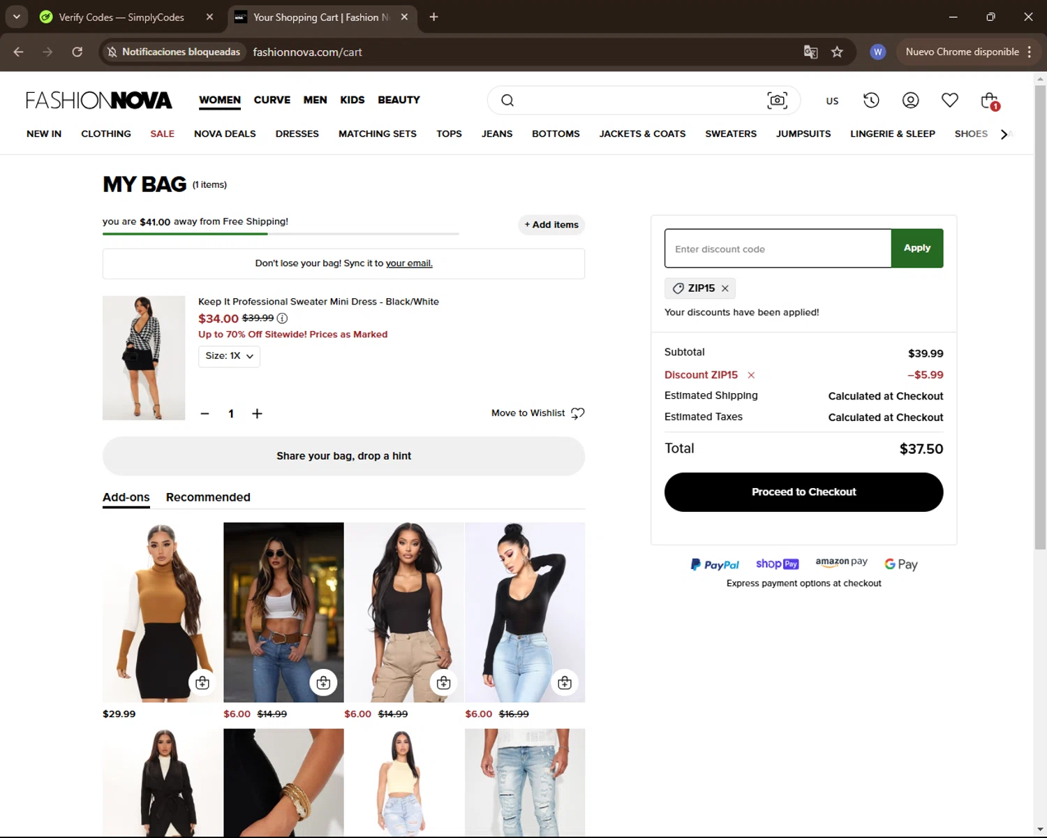 Fashion Nova Discount Codes (9 Verified) - 40% Off Jan 2025