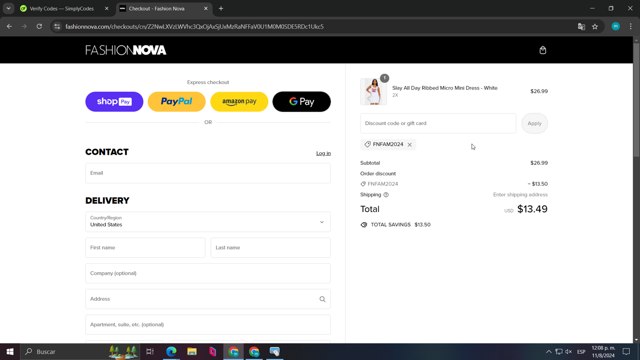 Fashion Nova Discount Codes 50 Off Coupons In August 2024 Simplycodes