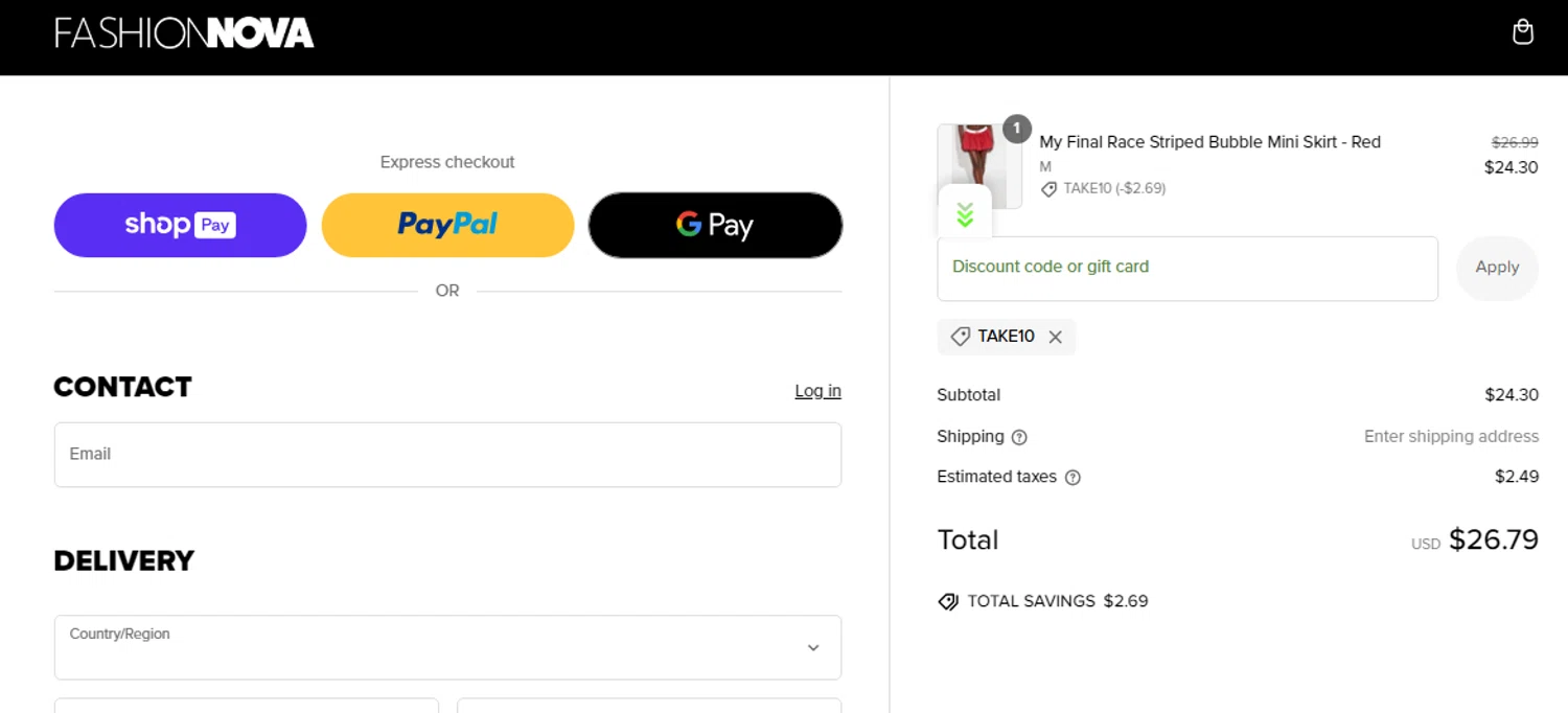 Fashion Nova Discount Codes - 20% Off | January 2025