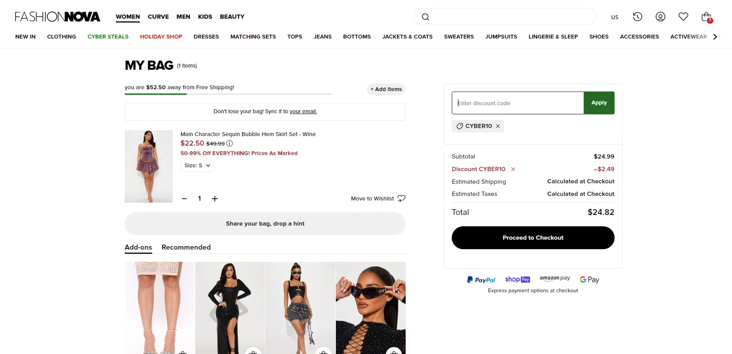 Fashion Nova Discount Codes & Cyber Monday 2024 Deals - 10% Off