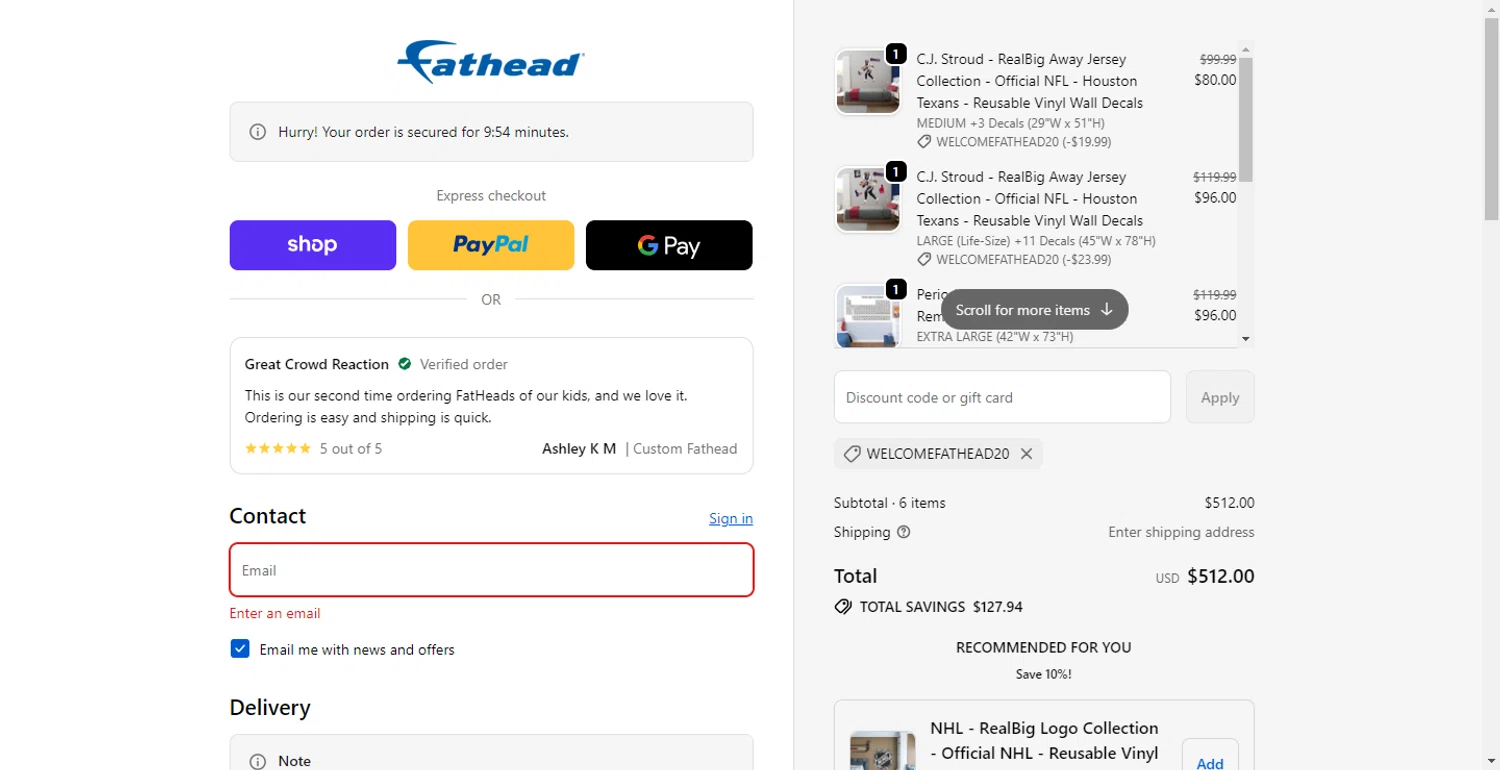 Fathead Promo Codes - 25% Off (25 Verified) Dec 2025