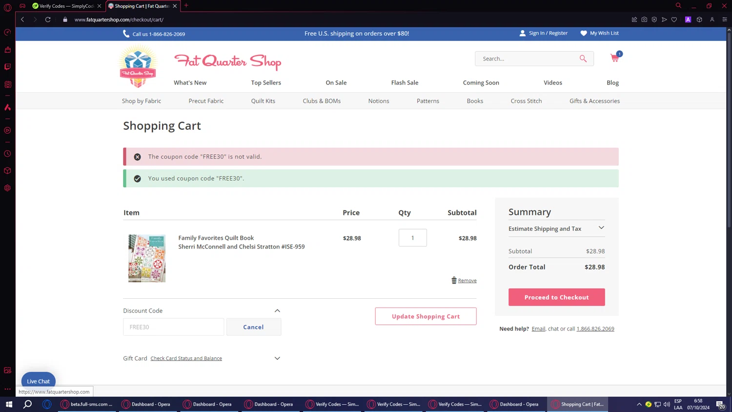 Fat Quarter Shop Discount Codes & Cyber Monday 2024 Deals - 10% Off