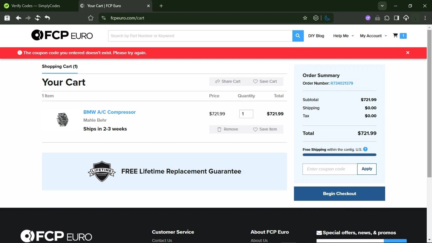FCP Euro Promo Codes - 5% Off (1 Verified) Dec 2025