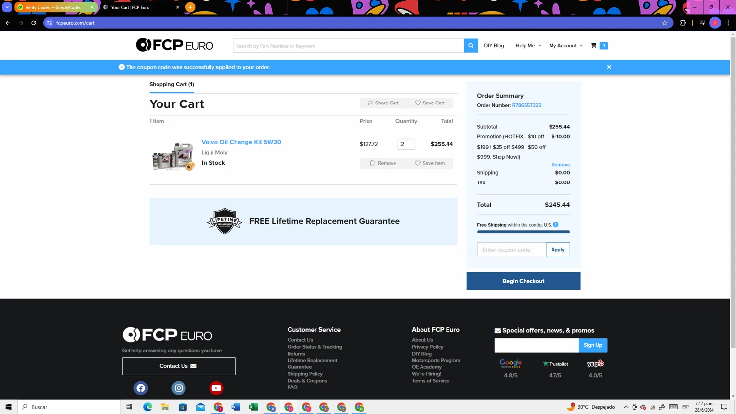 FCP Euro Promo Codes – 10% Off | July 2024