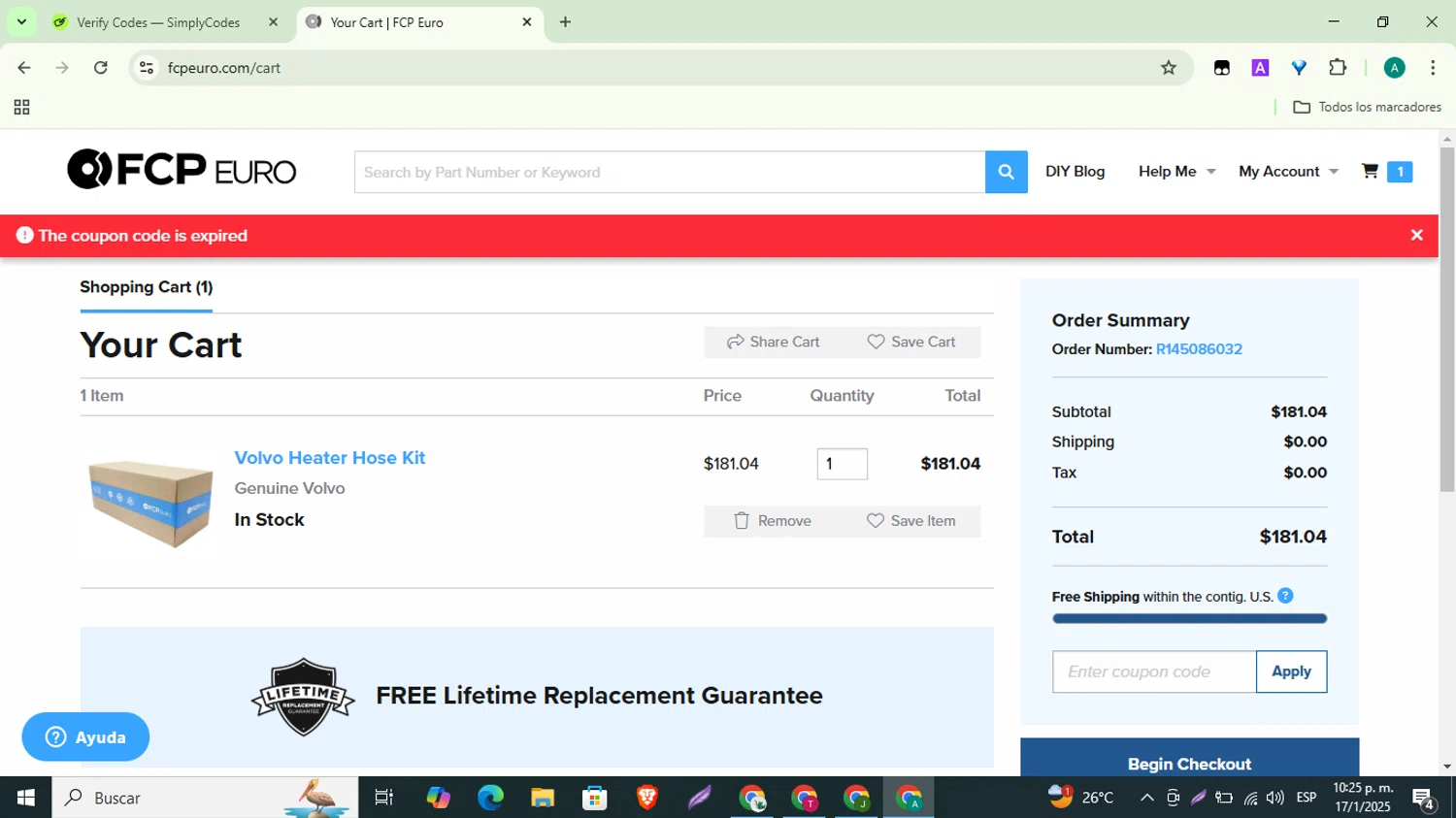 FCP Euro Coupon Codes - $75 Off Coupons Jan 2025
