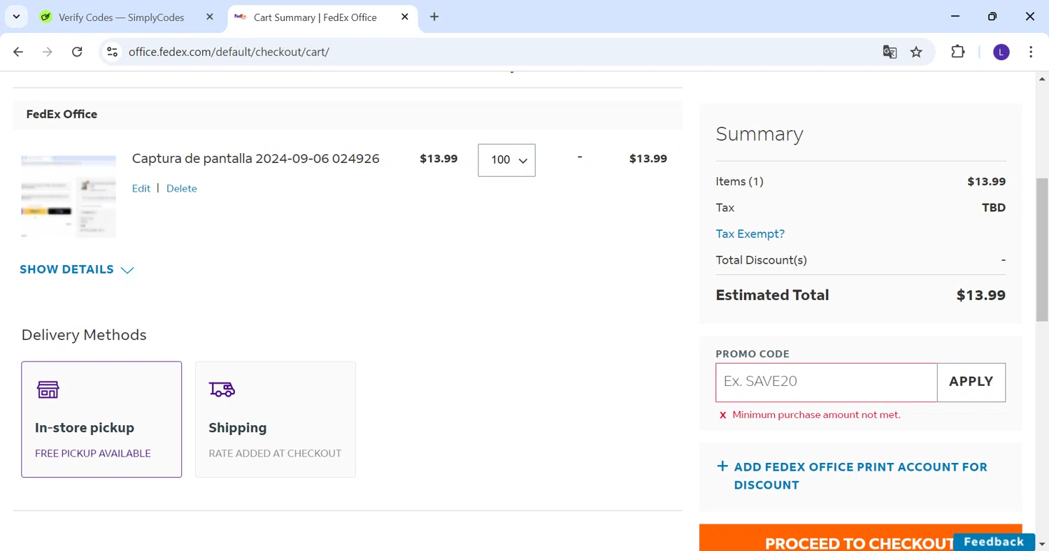 FedEx Office Promo Codes - $7 Off | November 2024