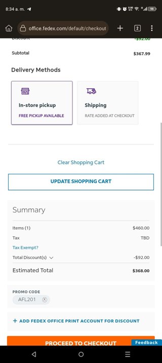 FedEx Office Promo Codes - 20% Off | January 2025