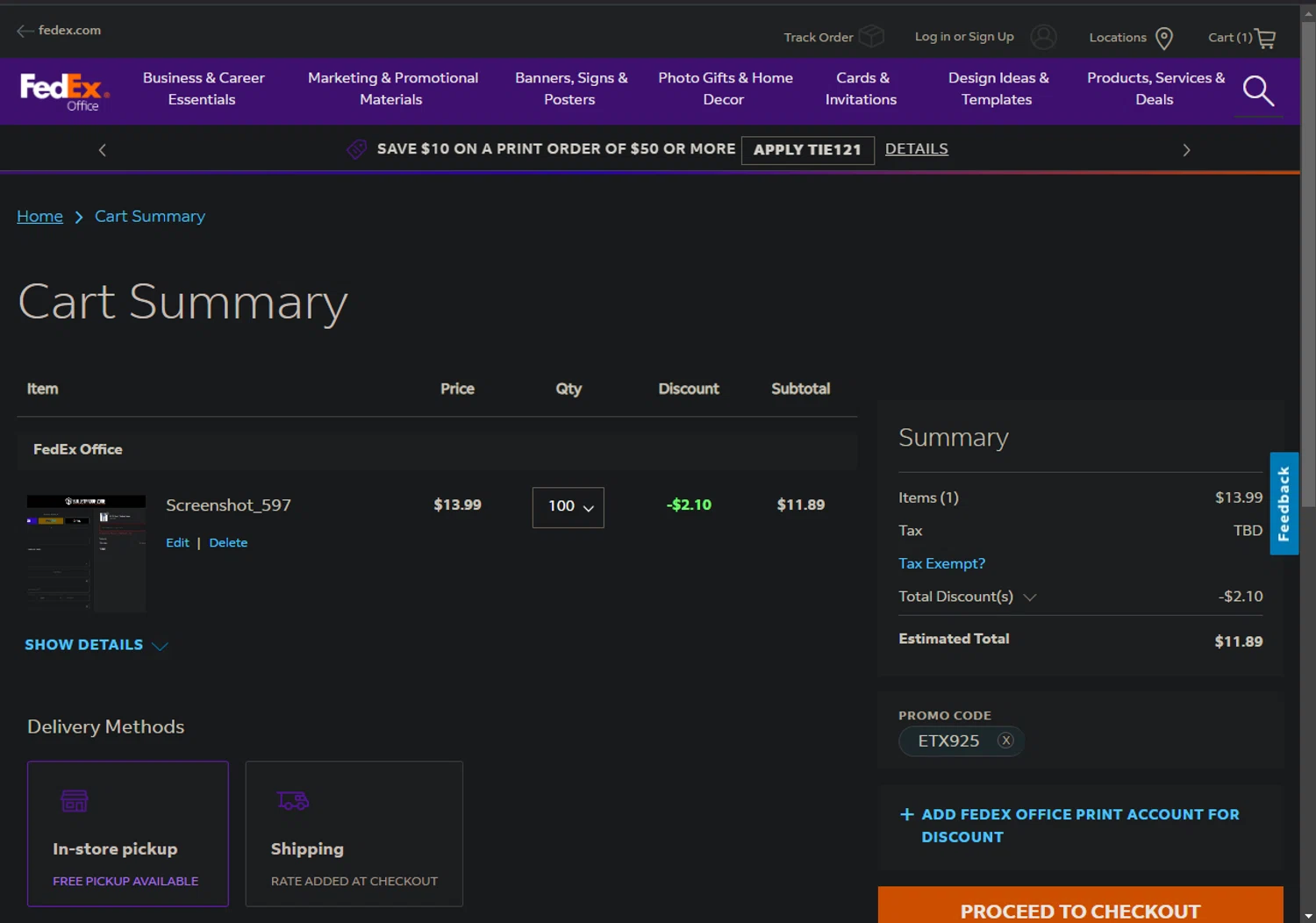 FedEx Office Promo Codes - 20% Off | January 2025