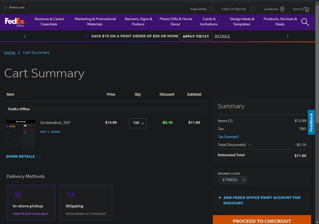 FedEx Office Promo Codes - 20% Off | January 2025