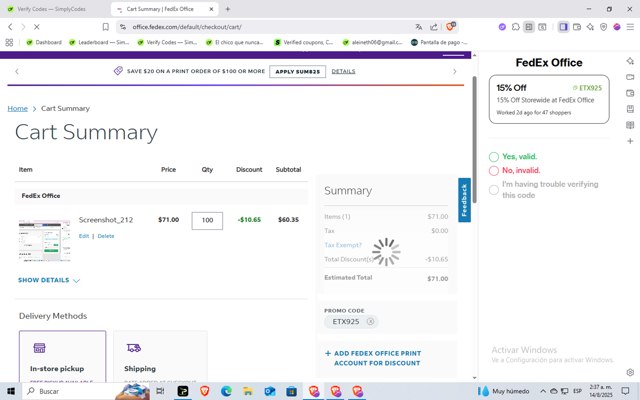 FedEx Office Promo Codes - 15% Off (Verified) Sep 2025