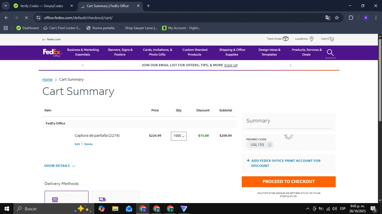 FedEx Office Promo Codes - 10% Off (2 Verified) Nov 2025