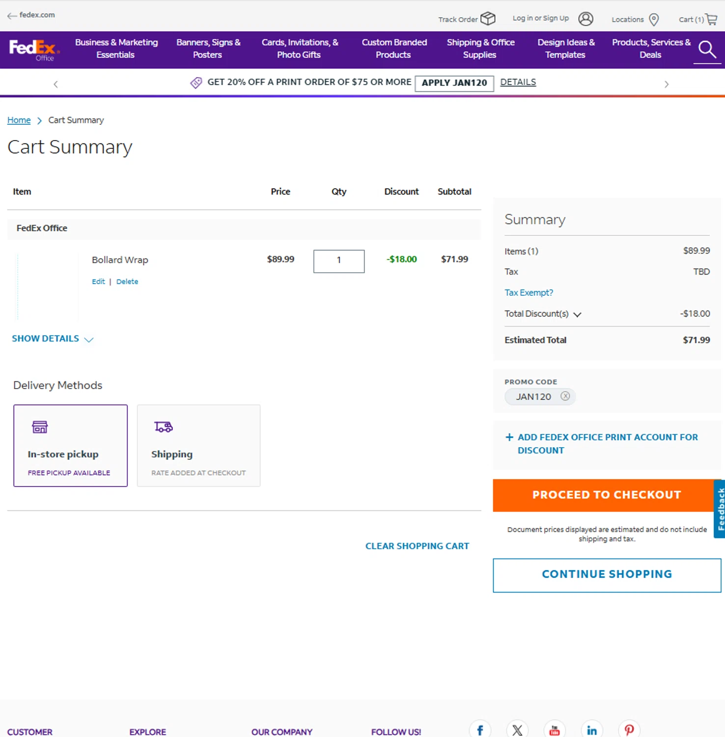 FedEx Office Promo Codes - 10% Off (4 Verified) Mar 2026