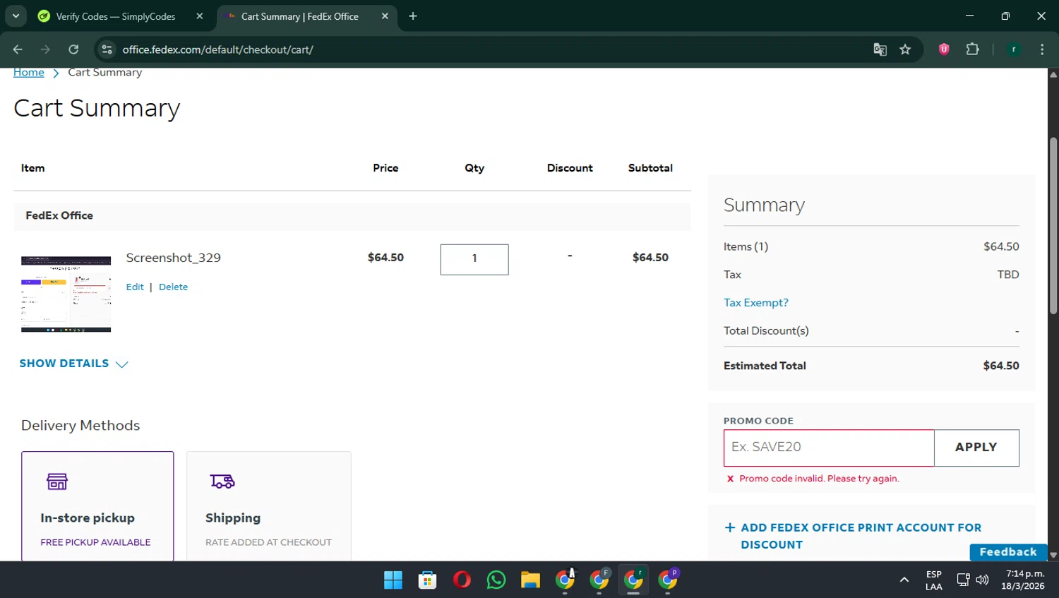 FedEx Office Promo Codes - 10% Off (4 Verified) June 2026