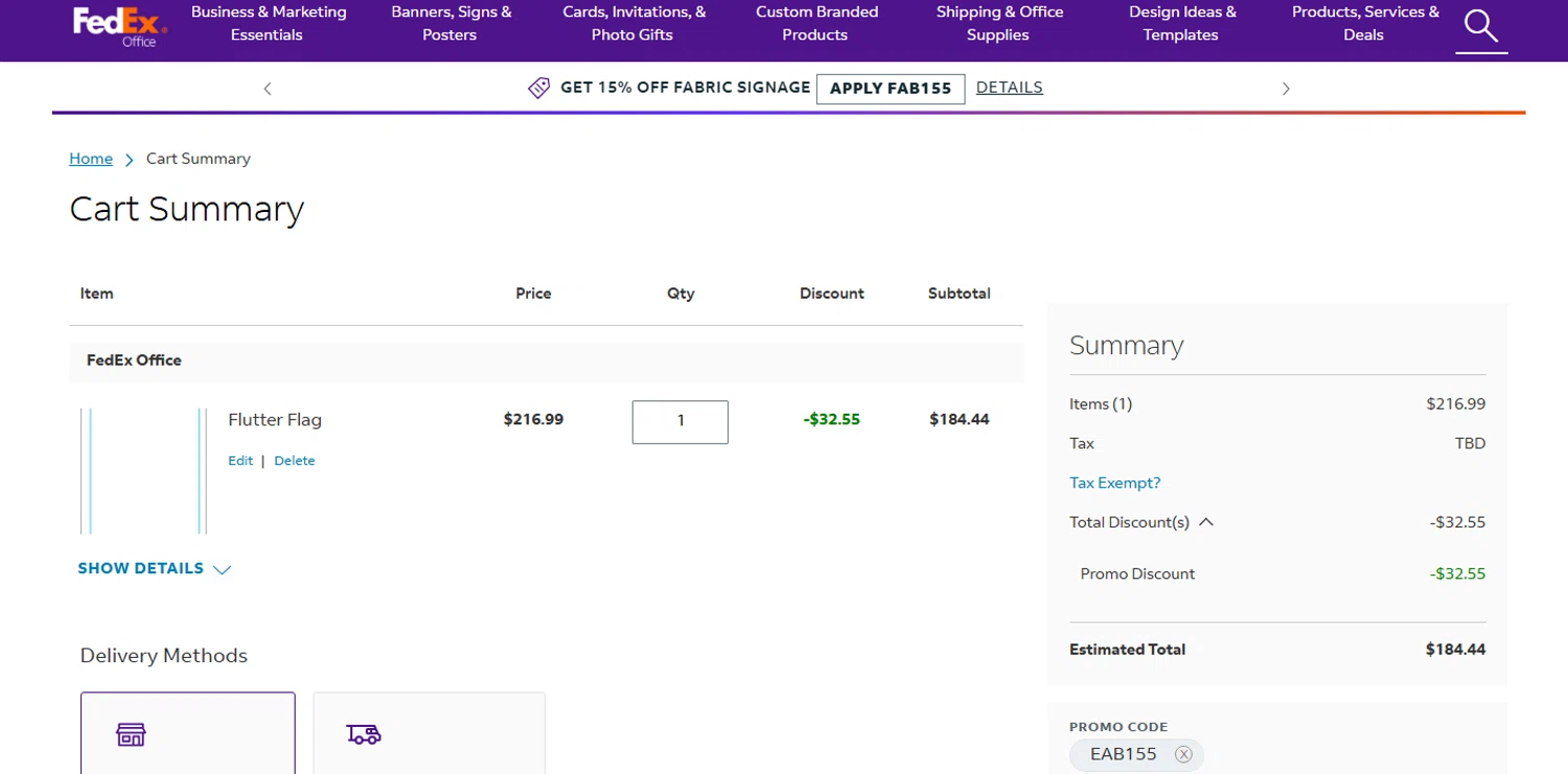 FedEx Office Promo Codes - 10% Off (4 Verified) Jan 2026