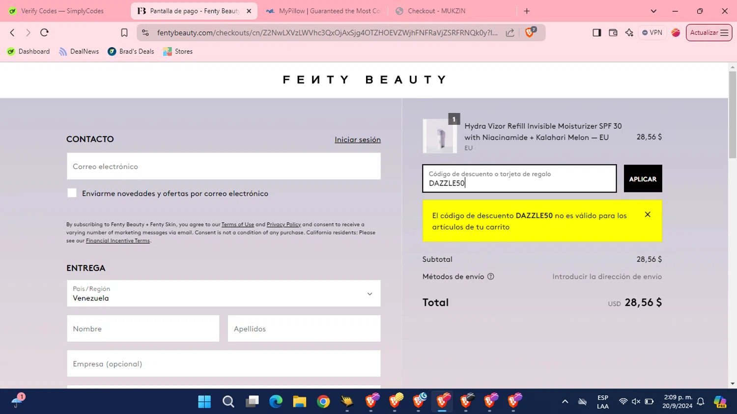 Fenty Beauty Discount Codes - 20% Off | September 2024