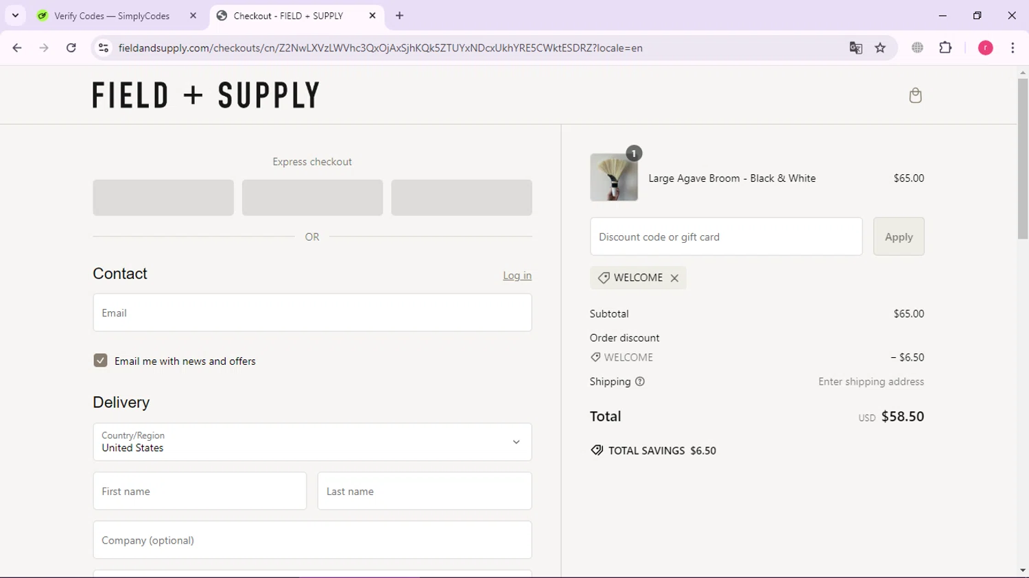 Field + Supply Coupon Codes - 10% Off | October 2024