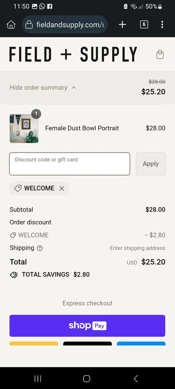 Field + Supply Coupon Codes - 10% Off | October 2024