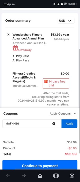 Filmora Coupons - 10% Off | December 2024