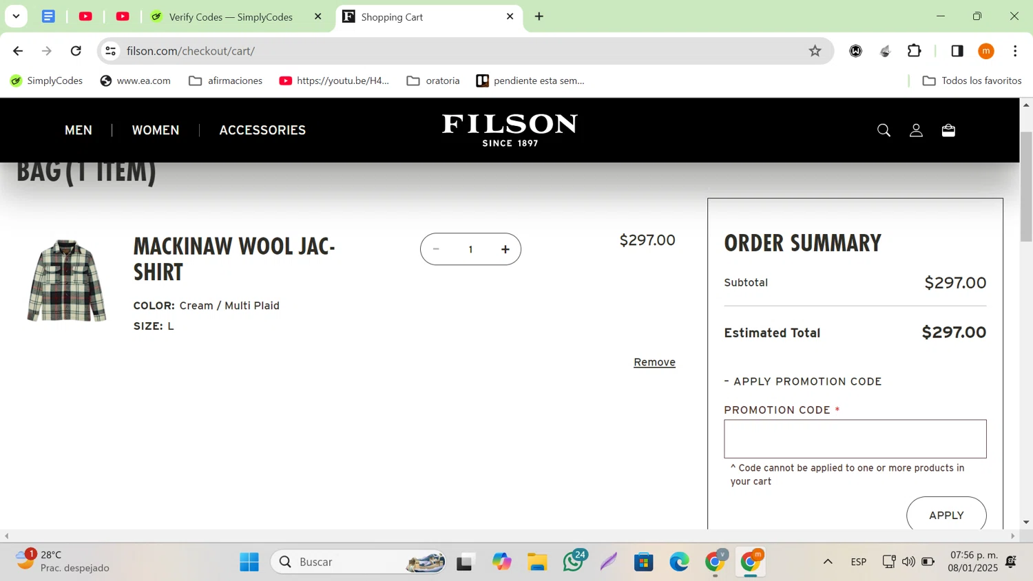 Filson Promo Codes - 15% Off Coupons November 2025