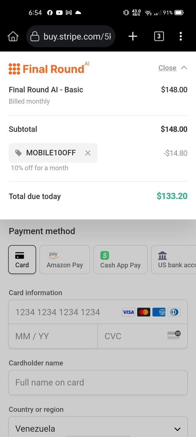Final Round AI Promo Codes - 30% Off | November 2024