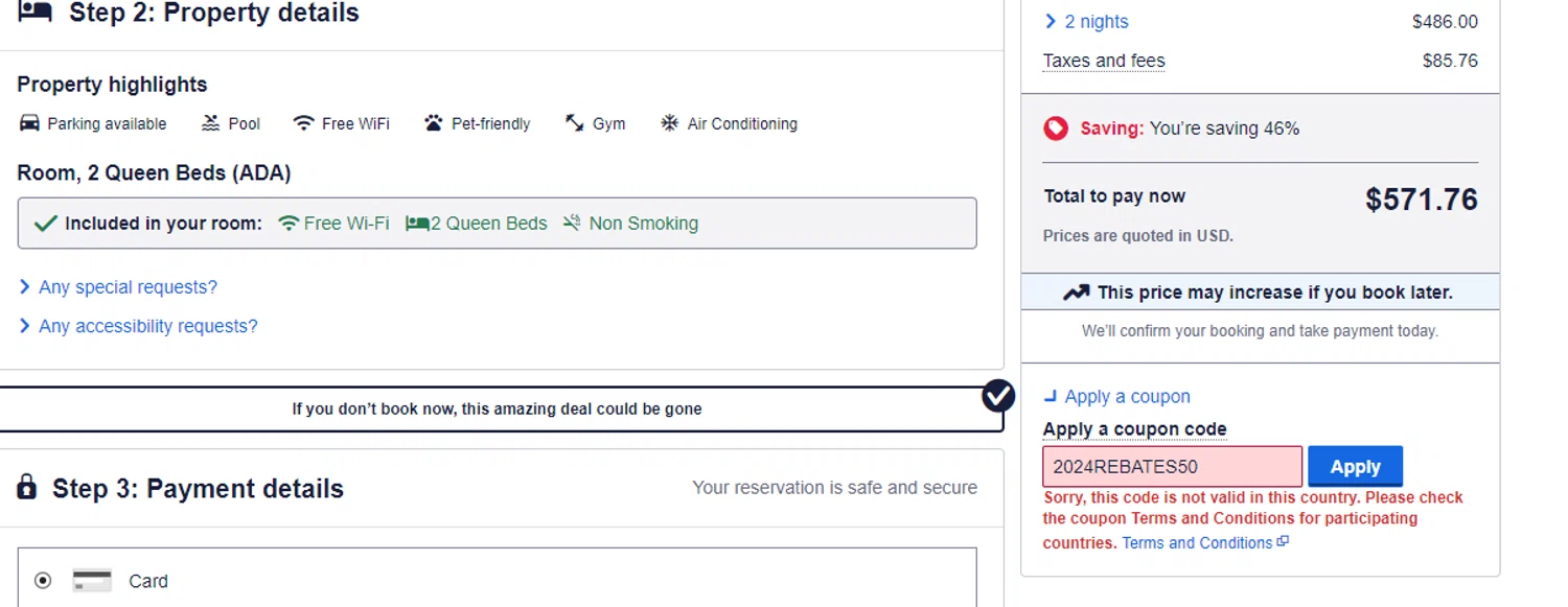 Hotels.com Coupons - $20 Off | September 2024