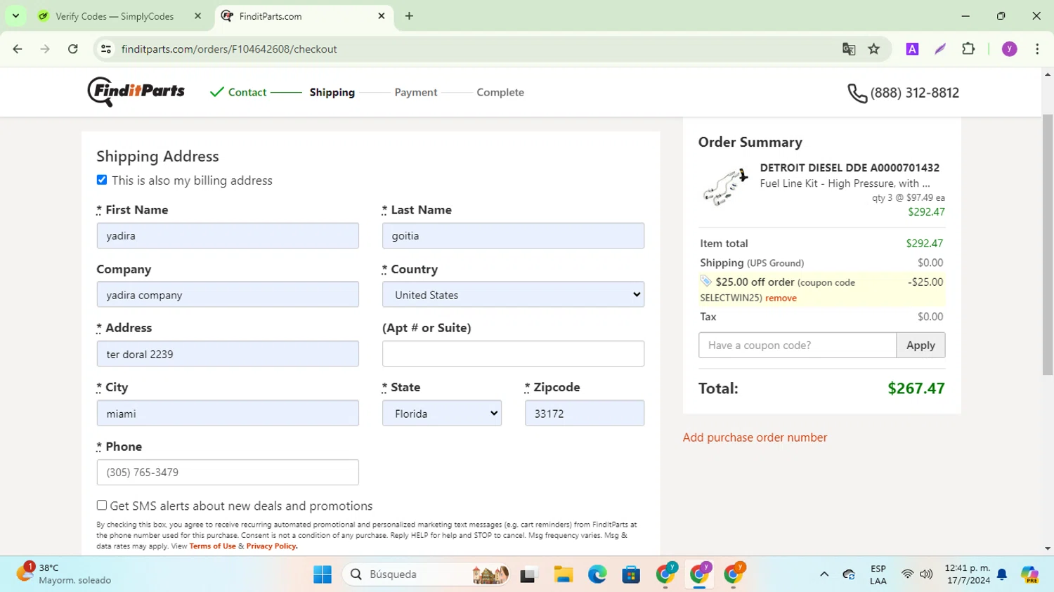 FindItParts Coupon Codes - $25 Off | September 2024