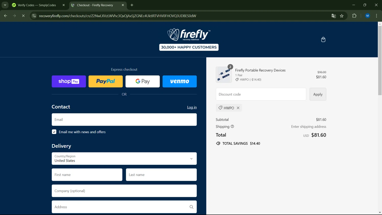 Firefly Recovery Discount Codes & Black Friday 2024 Deals - 15% Off