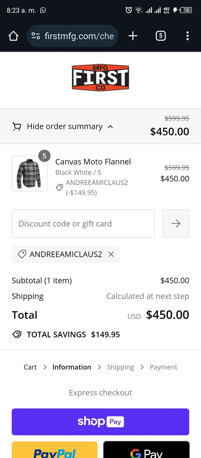 First MFG Co. Discount Codes - 26% Off | September 2024