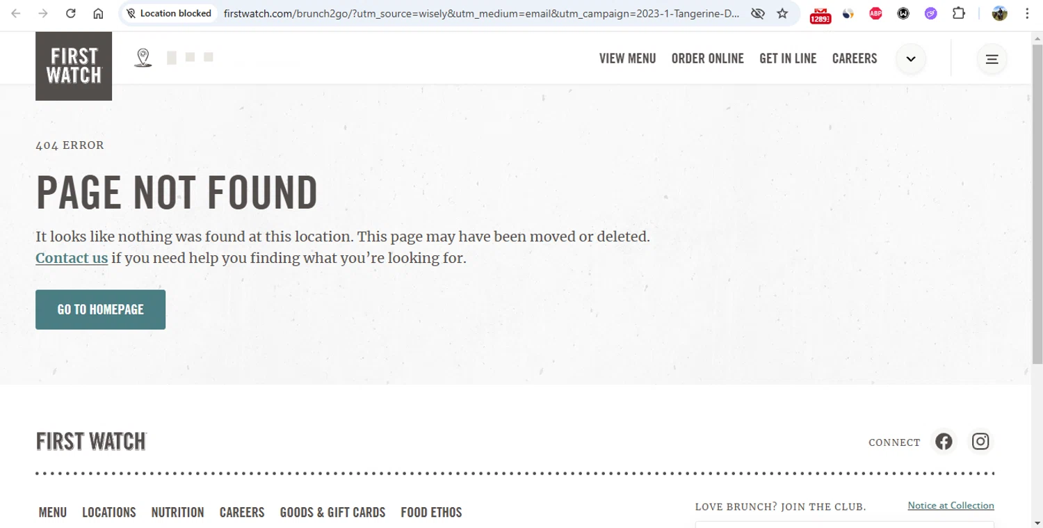 First watch coupons store