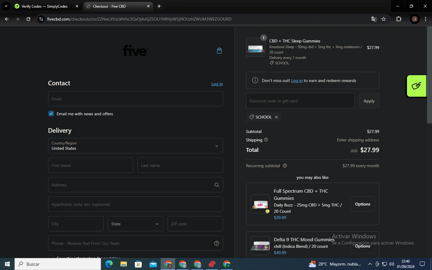 Five CBD Discount Codes - $10 Off | September 2024