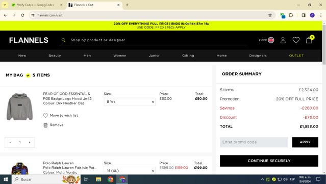 Flannels Discount Codes - 10% Off | November 2024