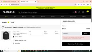 Flannels Promo Codes - 20% Off Coupons Oct 2025