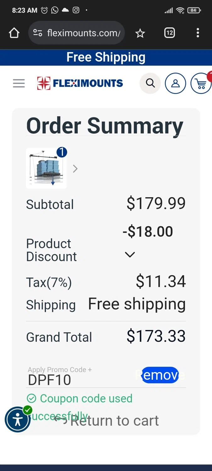 Fleximounts Coupon Codes - 10% Off | November 2024