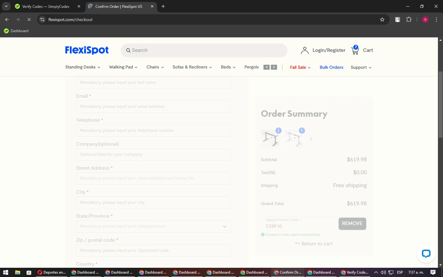 FlexiSpot Discount Codes - $50 Off | October 2024