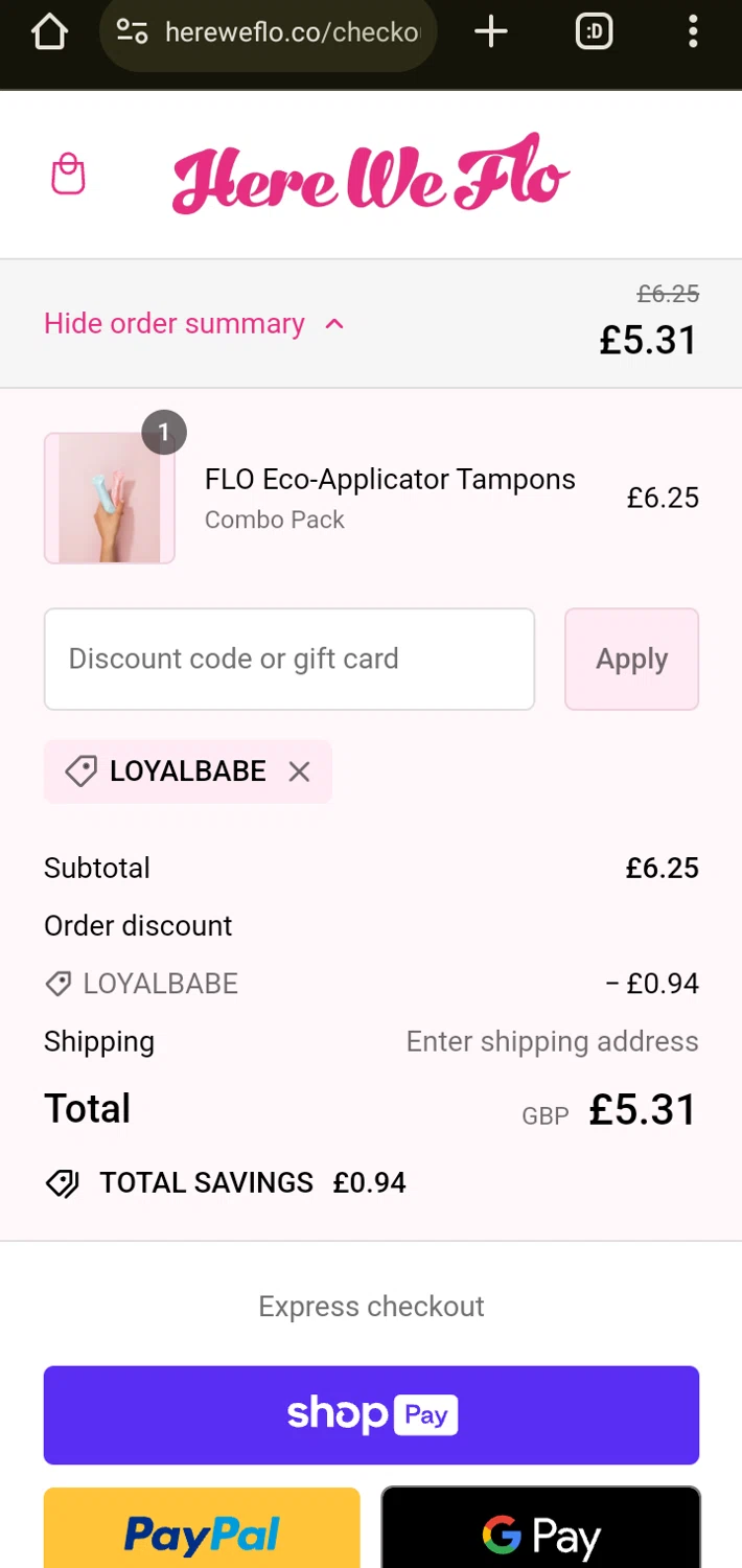 FLO Discount Codes - 15% Off | November 2024