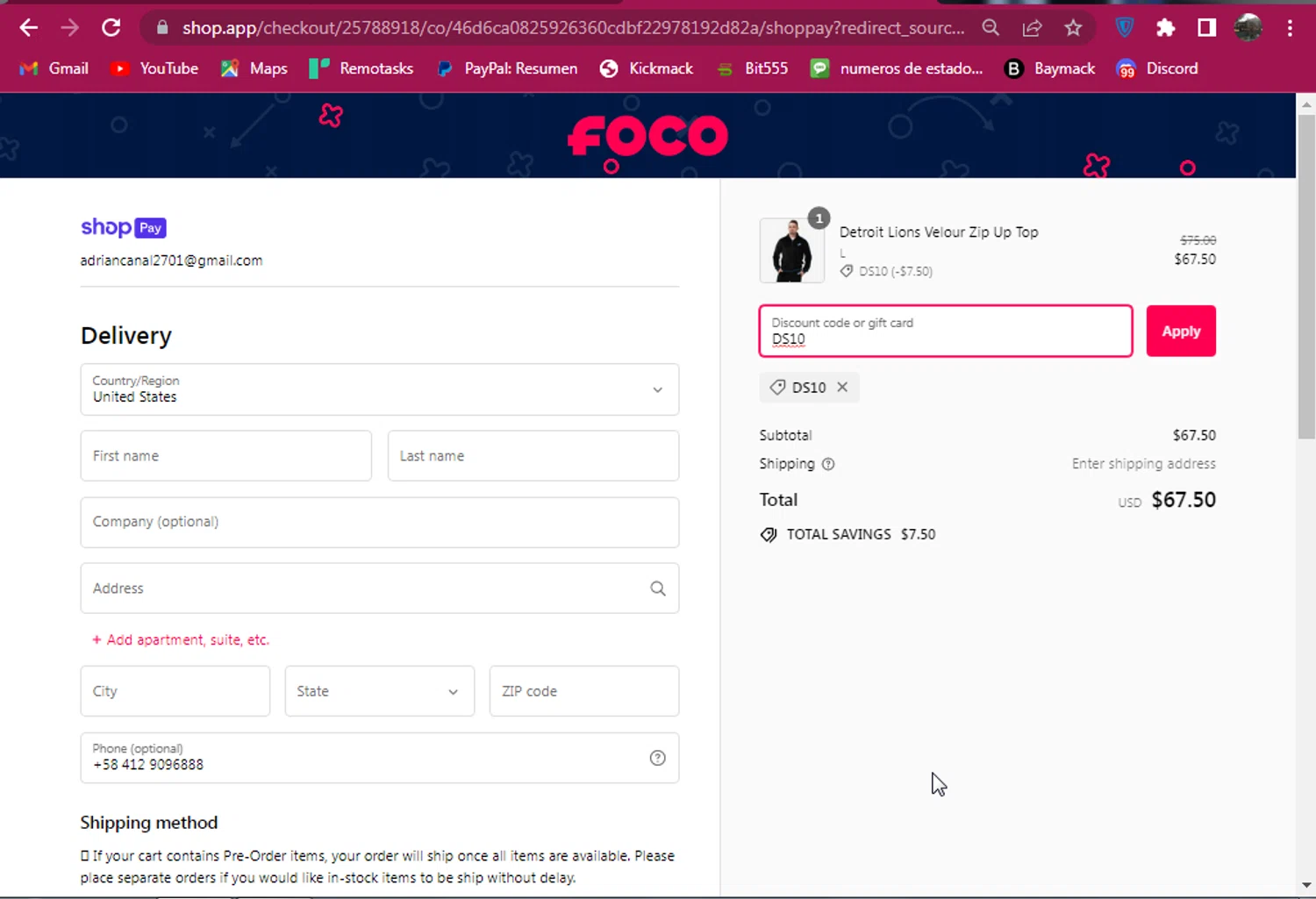 Foco Promo Codes – 10% Off | July 2024