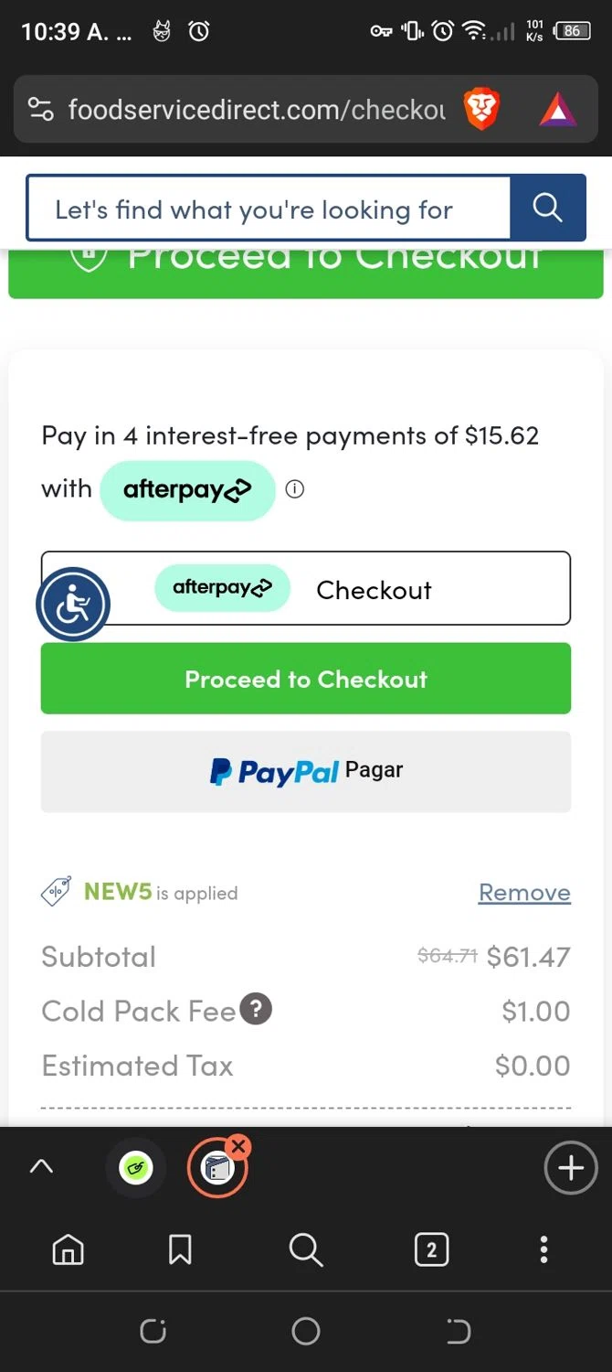 FoodServiceDirect Promo Codes - $5 Off | October 2024