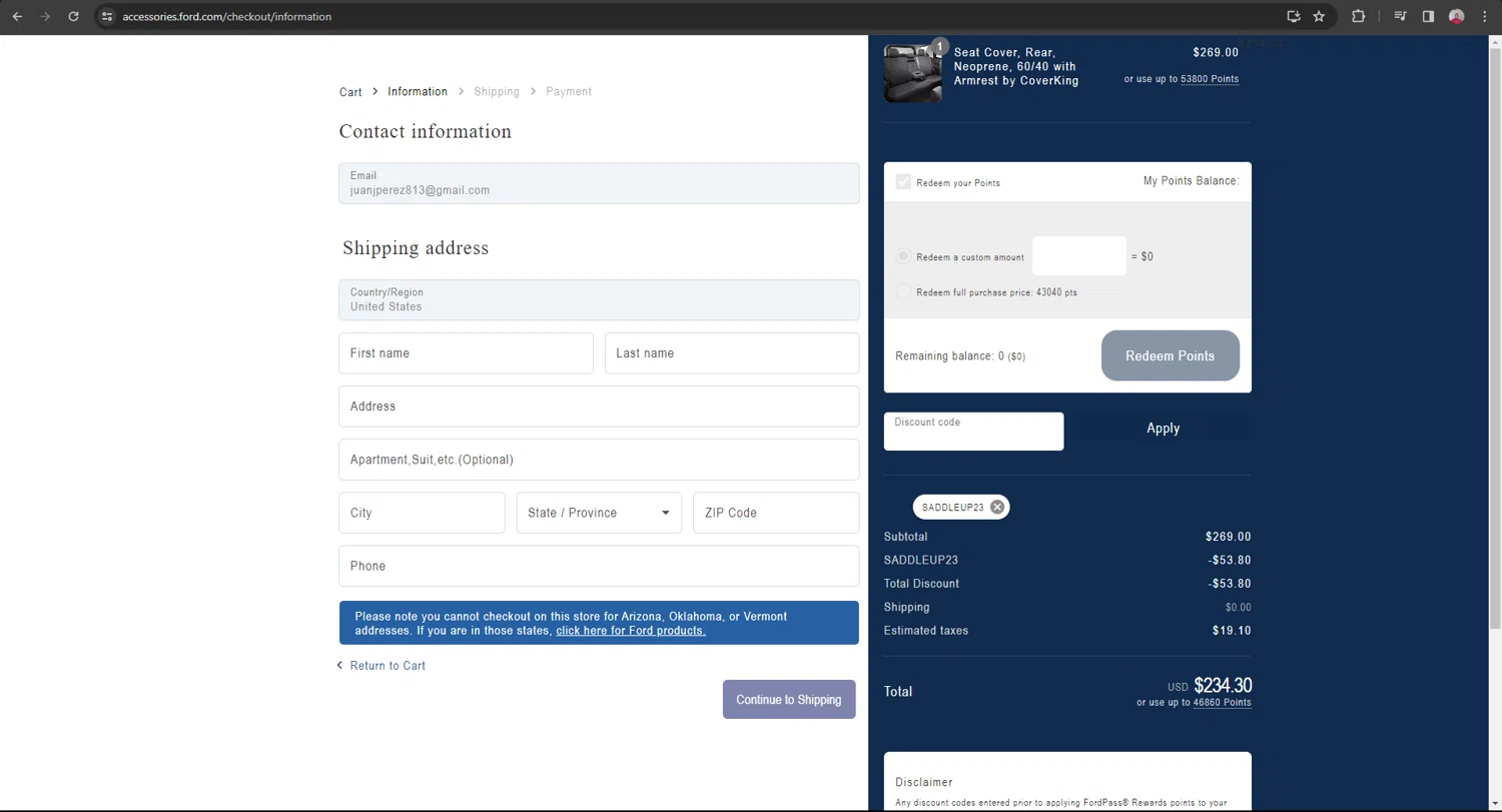 Ford Parts Promo Codes - 20% Off | January 2025