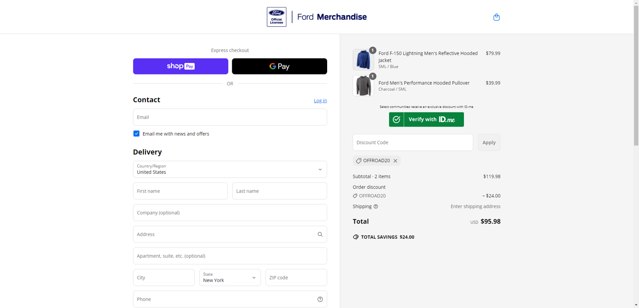 Ford Parts Promo Codes (3 Verified) - 20% Off Jun 2025