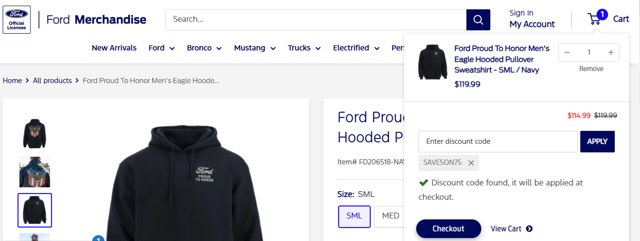 Ford Parts Promo Codes (3 Verified) - 20% Off Apr 2025