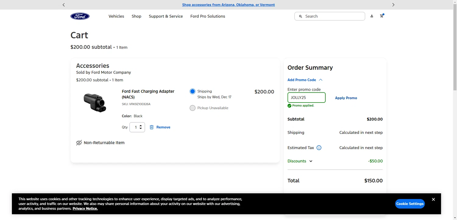 Ford Parts Promo Codes - 10% Off (2 Verified) Dec 2025