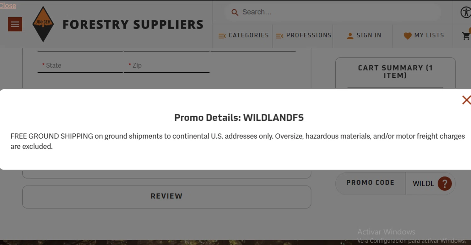 Forestry Suppliers Promo Code (5 Verified) - 20% Off Jan 2025