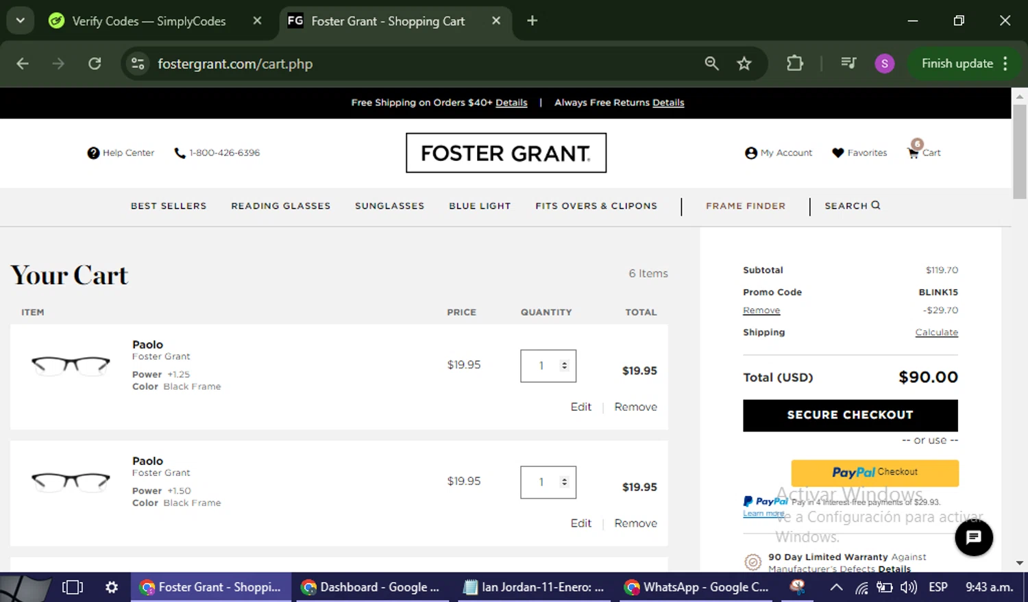 Foster Grant Promo Codes - 35% Off | November 2024