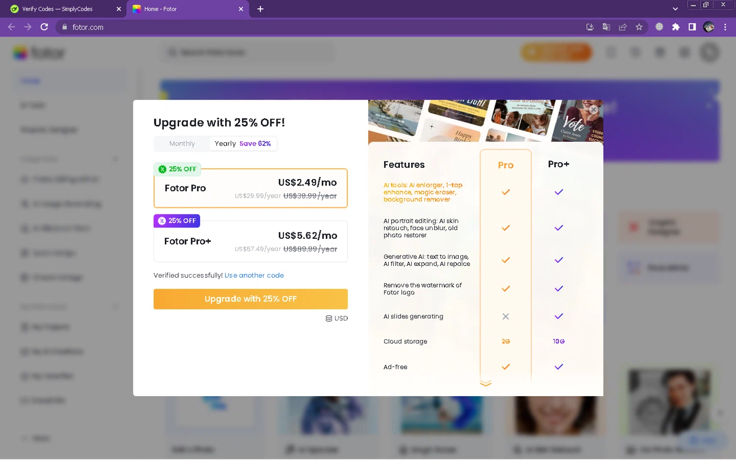 Fotor Promo Codes - 25% Off | November 2024